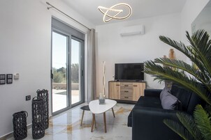 Casa de Férias Deluxe, vista para o vale | Sala de estar