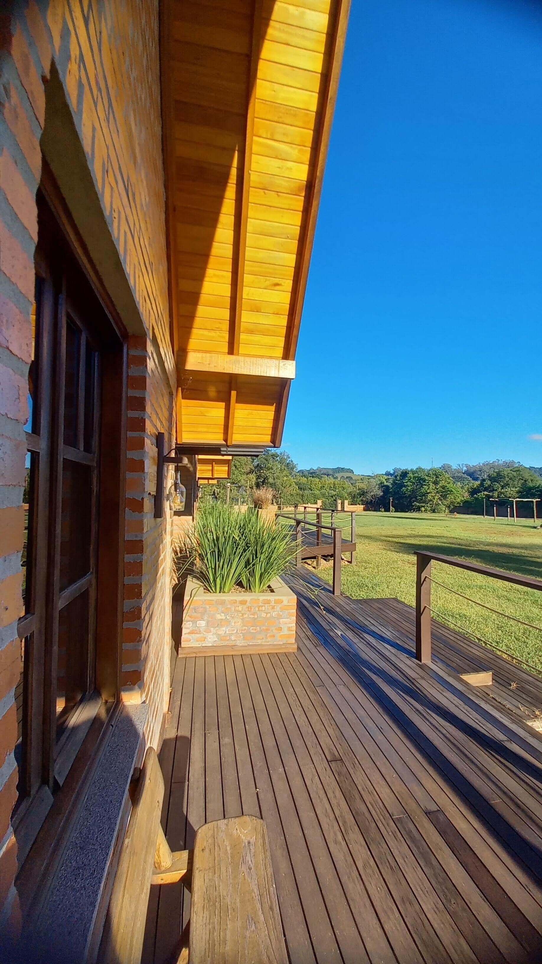 Chalé Premium | Vista do quarto