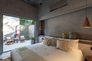 Quarto Júnior, piscina privativa | Vista do quarto