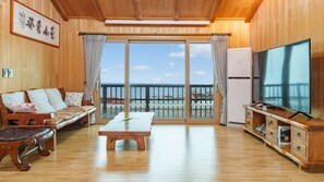 Quarto Básico, 2 quartos (Villa Room (Ocean View/Group/BBQ)) | 1 quarto, Wi-fi grátis