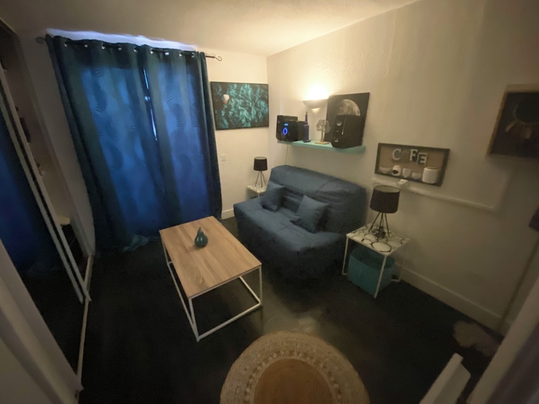 Studio 2 Personnes Vue Mer Avec Piscine Dans Résidence à Porticcio . Corse . - Aéroport Ajaccio Napoléon Bonaparte (AJA)