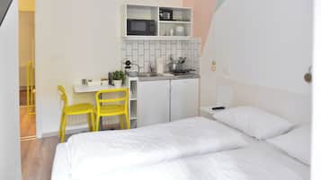 Estúdio Standard | Cofre no quarto, Wi-fi grátis, roupa de cama fornecida