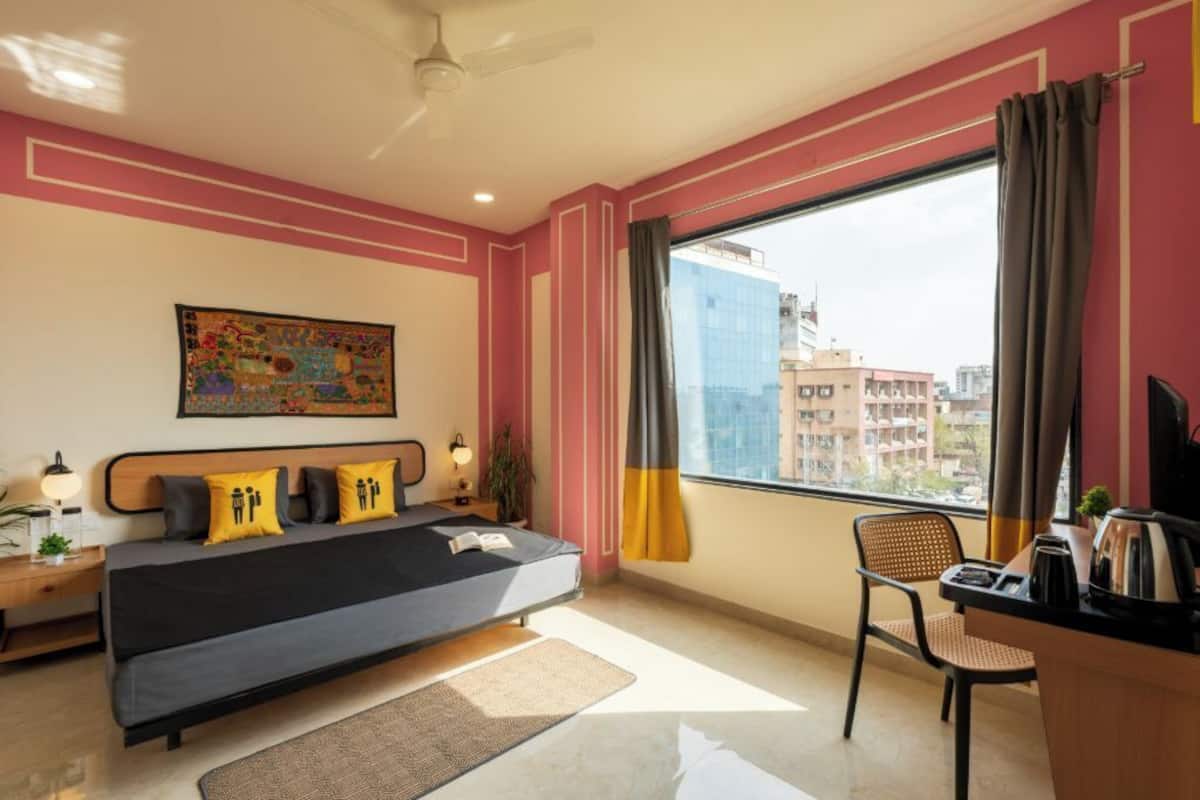 Quarto Duplo Superior, Vista para a cidade | Quartos insonorizados, Wi-fi grátis, roupa de cama fornecida