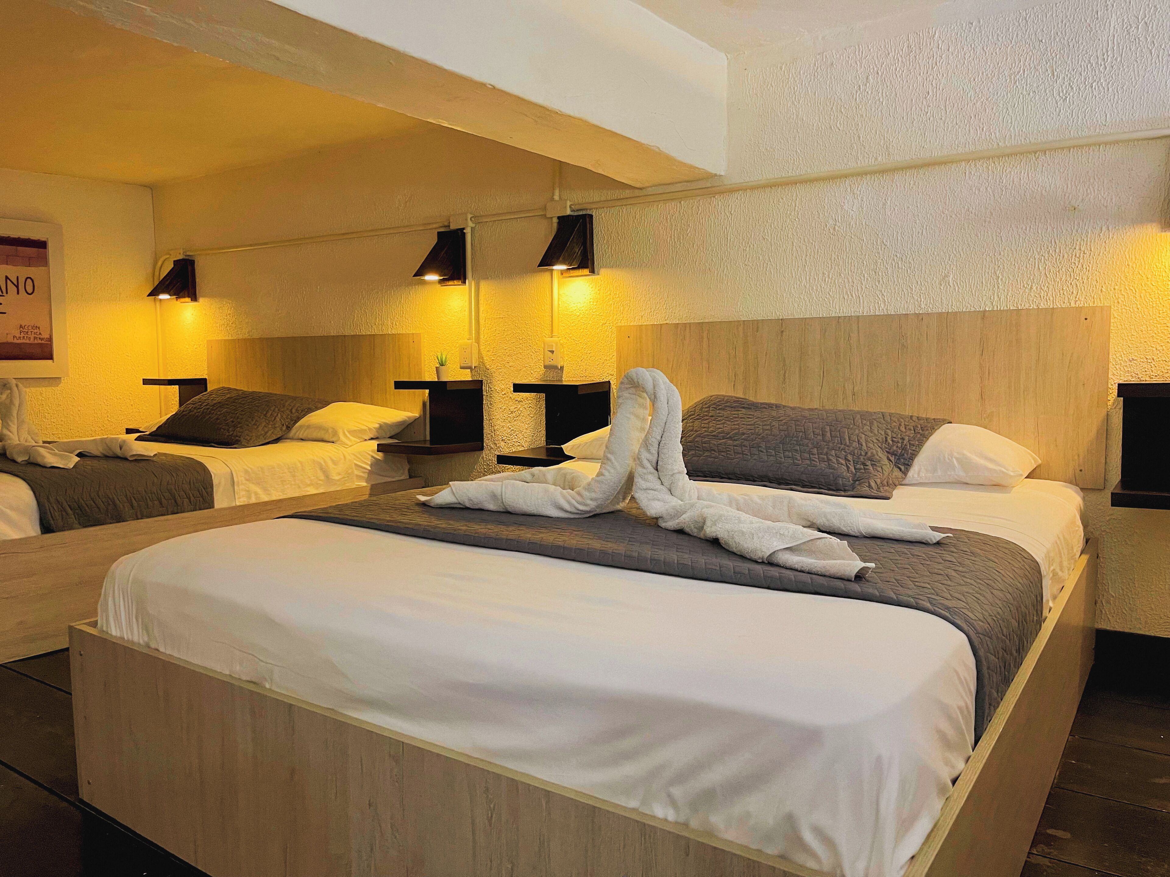 Loft conforto, vista para a cidade | Cofres nos quartos, individualmente mobiliados