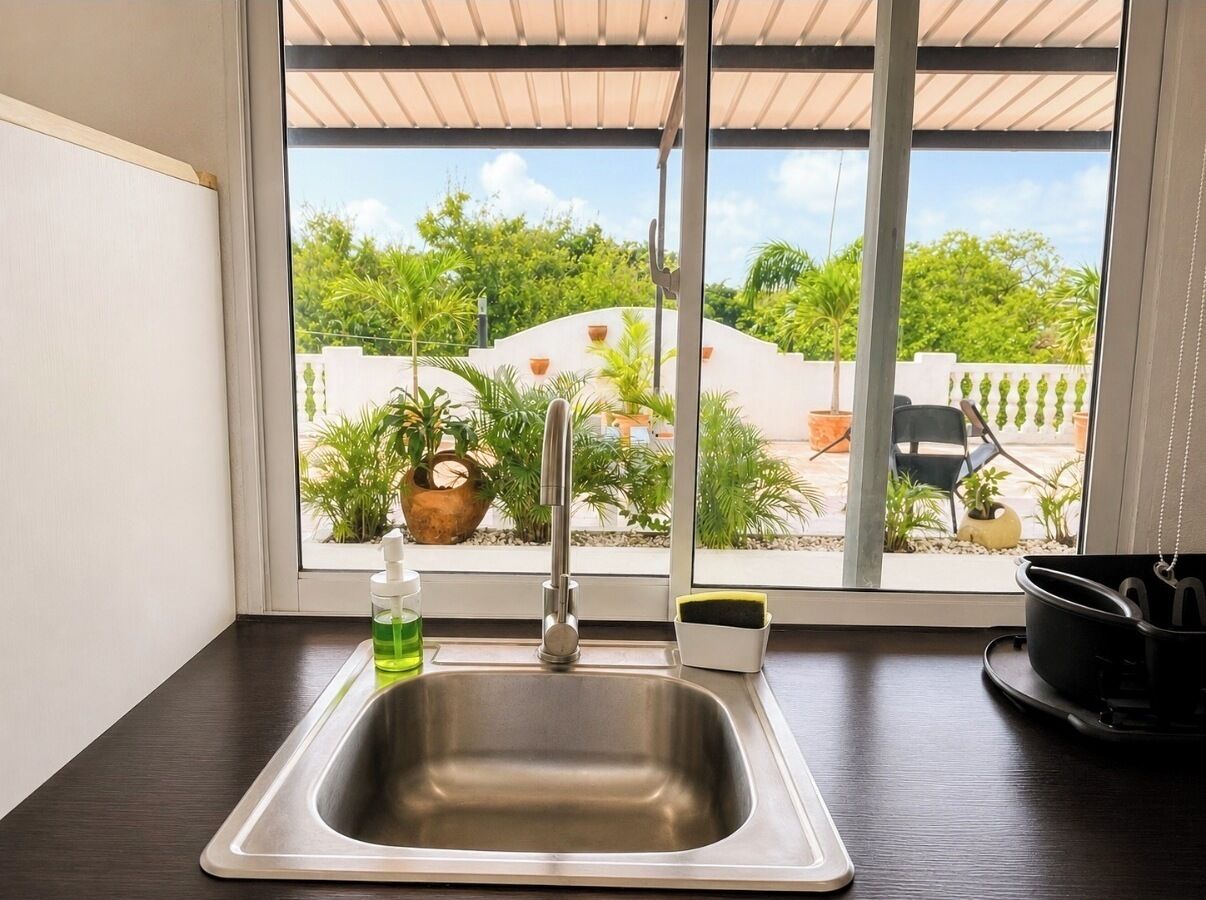 Vista para o jardim