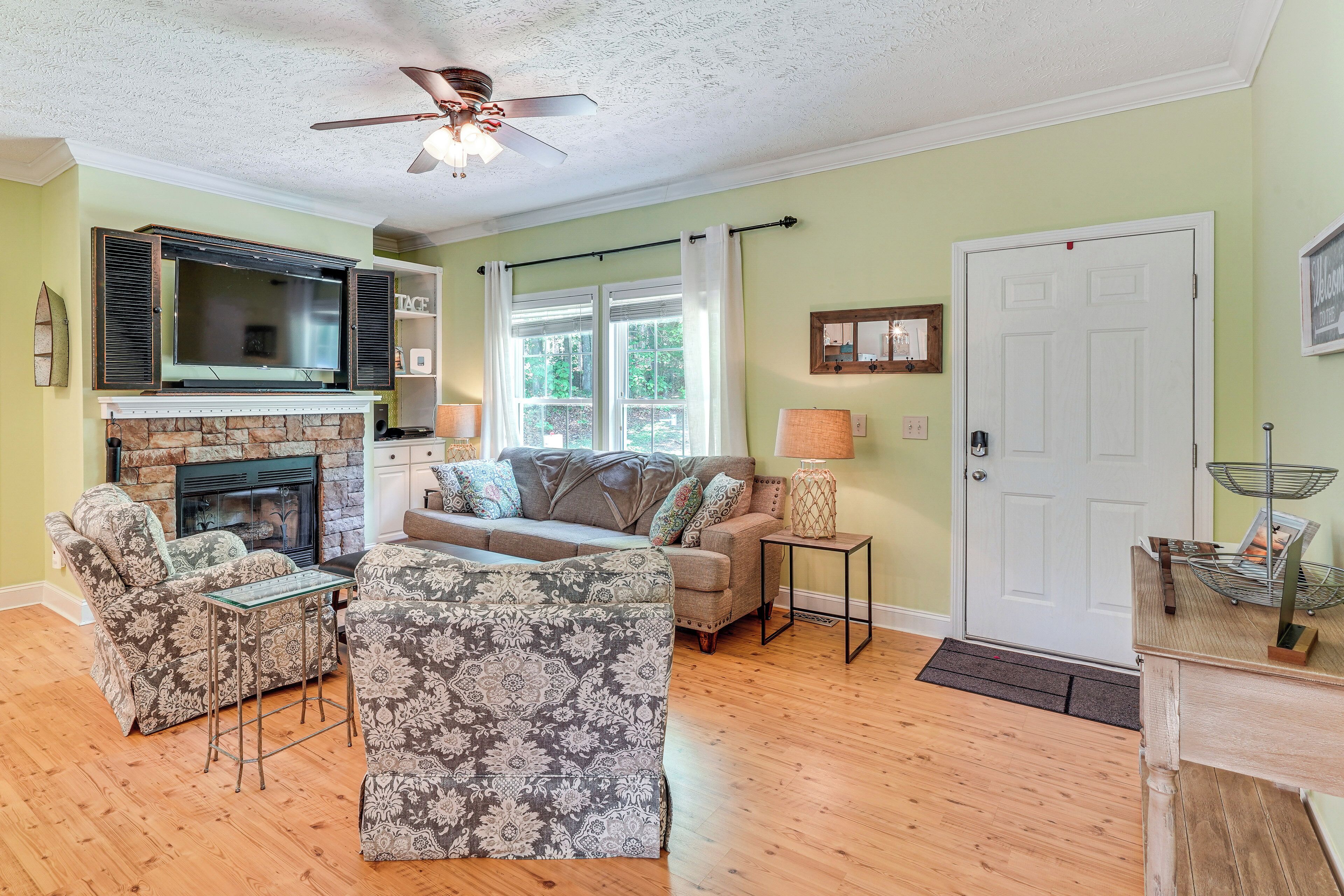 Private Dock + Fire Pit: Serene Lake Gaston Escape - Lake Gaston