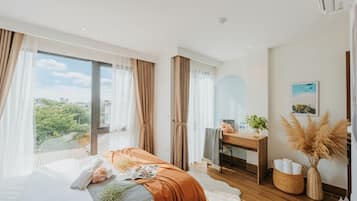 Apartamento Elite | 1 quarto, secretária, cortinas/cortinados opacos, quartos insonorizados