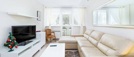 Apartamento (7) | Sala de estar | TV de ecrã plano