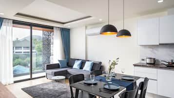 Apartamento Familiar | Cofre no quarto, Wi-fi grátis, roupa de cama fornecida