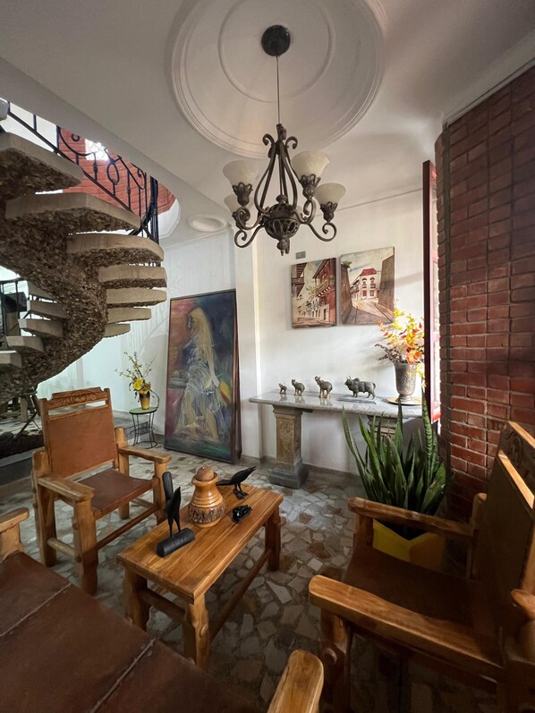 Sala de estar do lobby