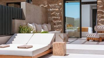 Deluxe Suite with Heated Private Pool | Terraço/pátio interior