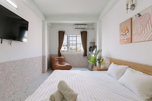 Apartamento Superior, 3 quartos, Vista para a cidade | Cortinas/cortinados opacos, ferro/tábua de engomar, Wi-fi grátis 