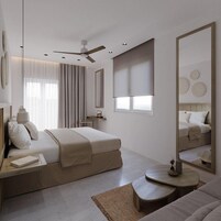 Quarto casal luxo, sacada, vista para o mar | Cofres nos quartos, Wi-Fi de cortesia