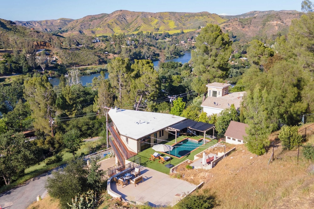 Designer Retreat W/ Pool, Firepits, Panoramic Views The Lake House At Malibu - Agoura Hills, CA