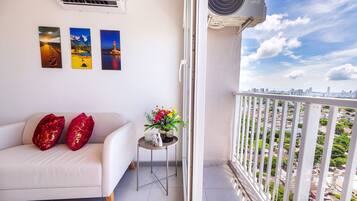 Apartamento, 3 quartos | Terrenos do alojamento