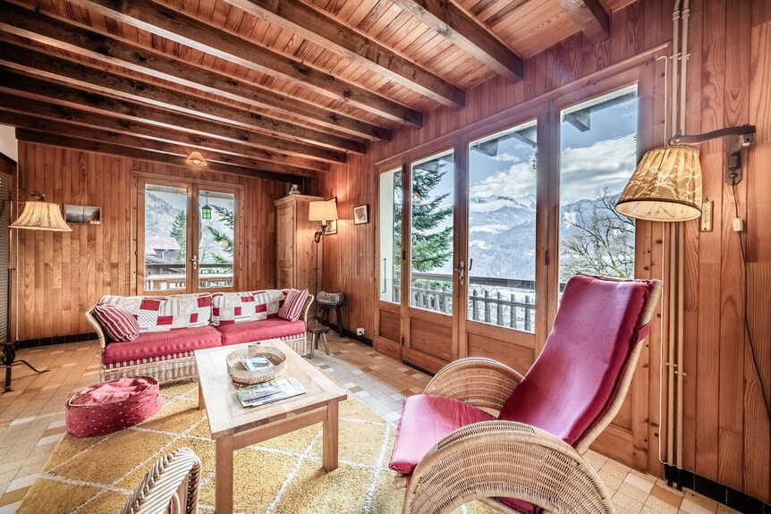 Chalet 'Franclair' Avec Vue Sur Les Montagnes, Jardin Partagé Et Wi-fi - Champéry