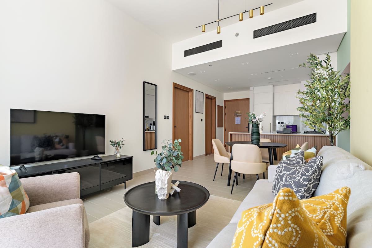 Apartamento Clássico | Sala de estar | Smart TV