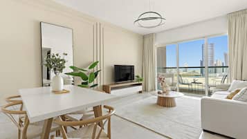 Apartamento luxo | Opções para refeição no quarto