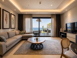 Vila superior, vista para o mar | Roupas de cama de algodão egípcio, roupas de cama premium