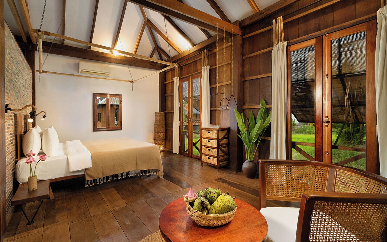 Villa Deluxe, vista para o resort | Secretária, Wi-fi grátis 
