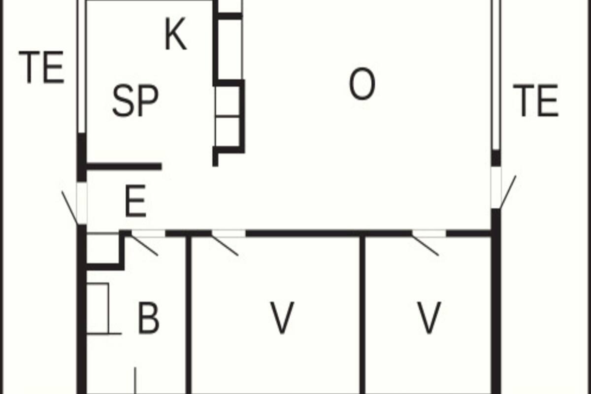 Casa superior, 3 quartos | Planta do andar