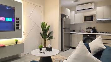 Apartamento clássico | Área de estar