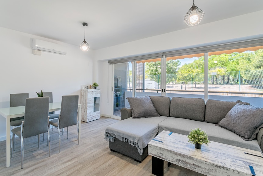 Apartment 'Boliche' With Shared Pool, Wi-fi And Air Conditioning - 亞利坎提