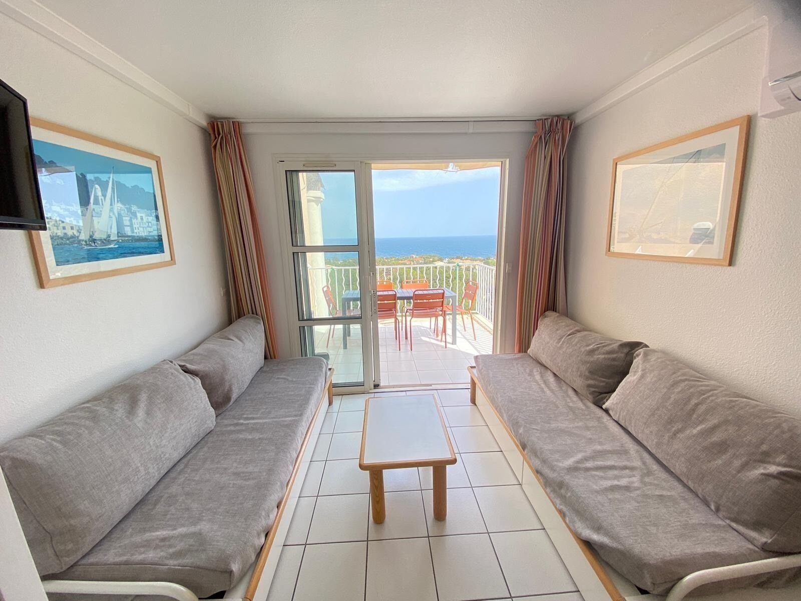 Cap Esterel T2 Air-conditioned Apartment With Unobstructed View Of The Sea And The Golden Island - Agay