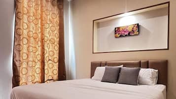 Quarto família | Wi-Fi de cortesia, roupa de cama