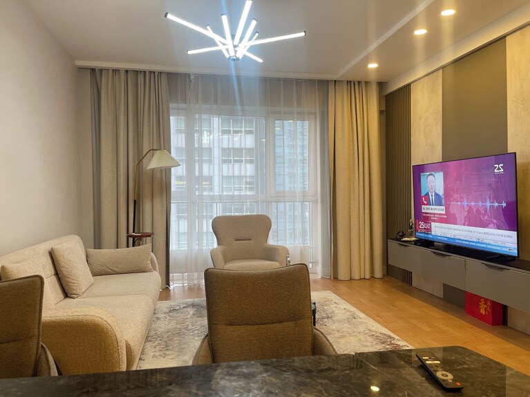 Cozy 1-bedroom Apartment In Charming Ulaanbaatar With Wifi, Ac - Ulaanbaatar