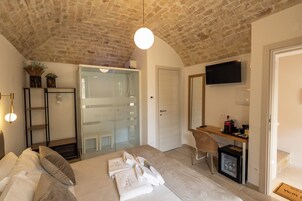 Casa de Férias Deluxe, Vista para a cidade, na torre | Secretária, secretária adequada para computadores portáteis 