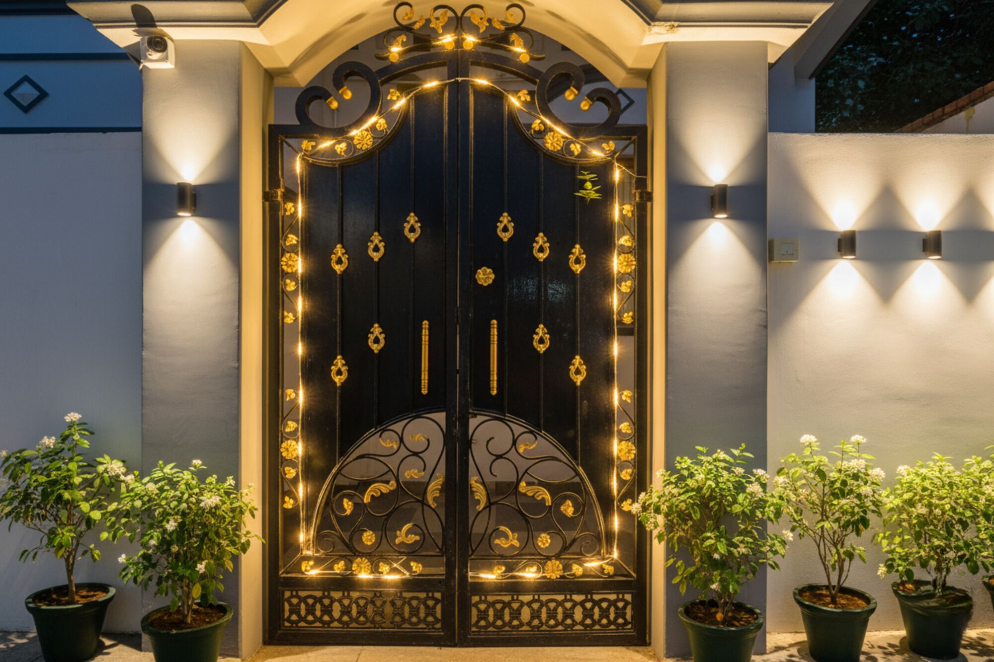 Entrada do alojamento