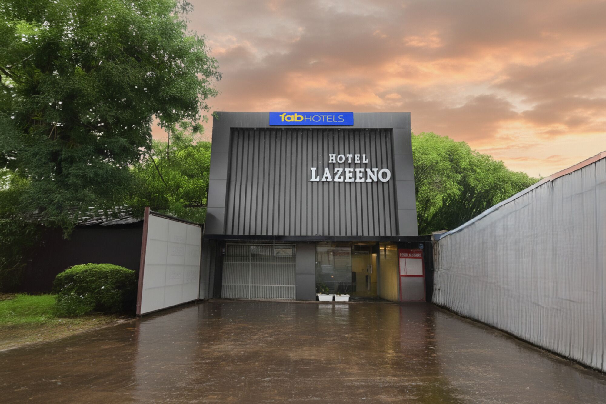 Entrada da propriedade