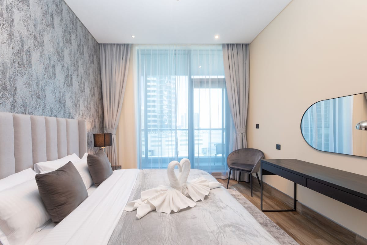 Apartamento Familiar, 1 quarto, Vista para a cidade | 1 quarto, roupa hipoalergénica, com decoração personalizada