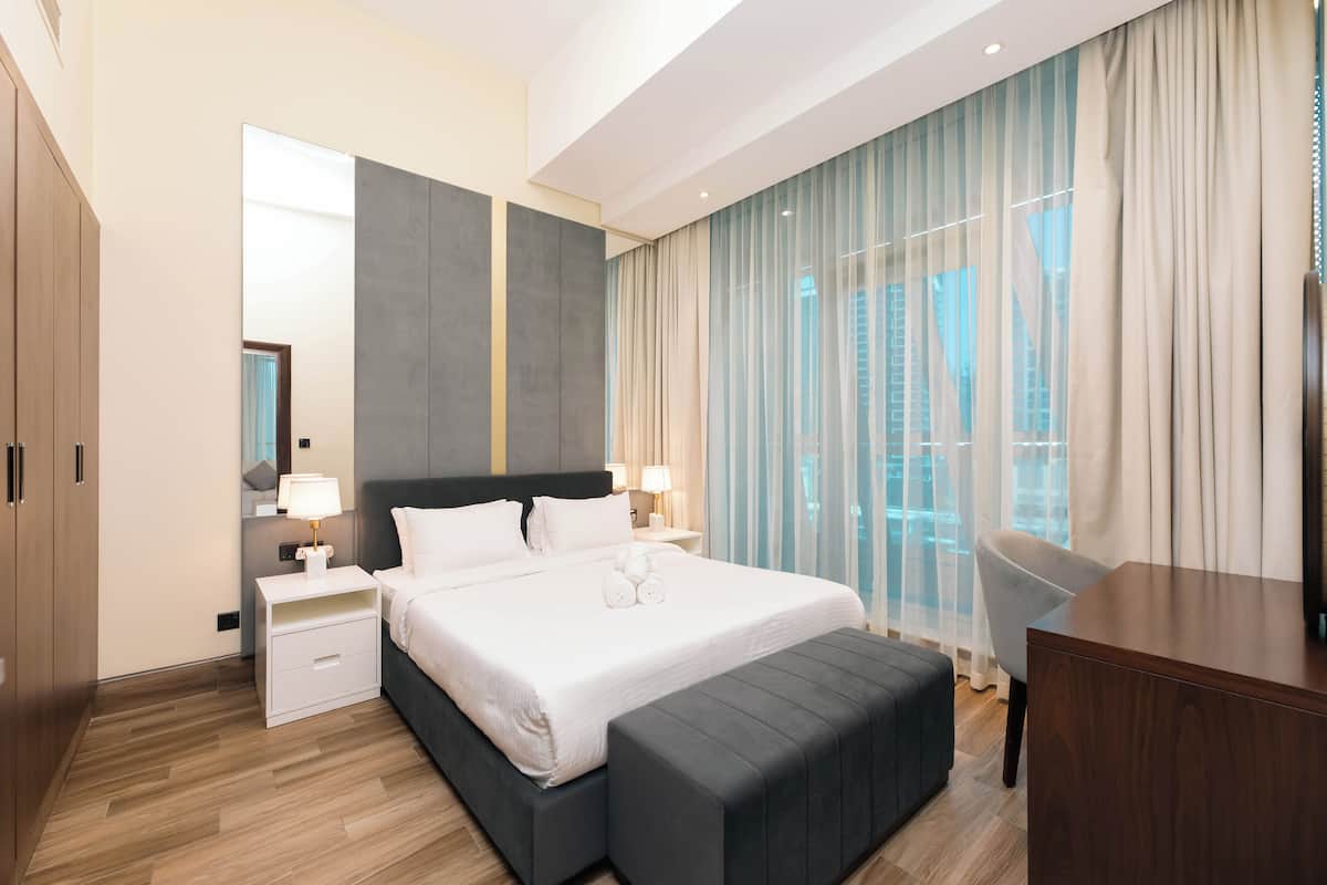 Apartamento Tradicional, 1 cama queen-size e sofá-cama | 1 quarto, roupa hipoalergénica, com decoração personalizada