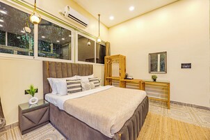 Quarto Premium, varanda | Roupa de alta qualidade, edredões de penas 