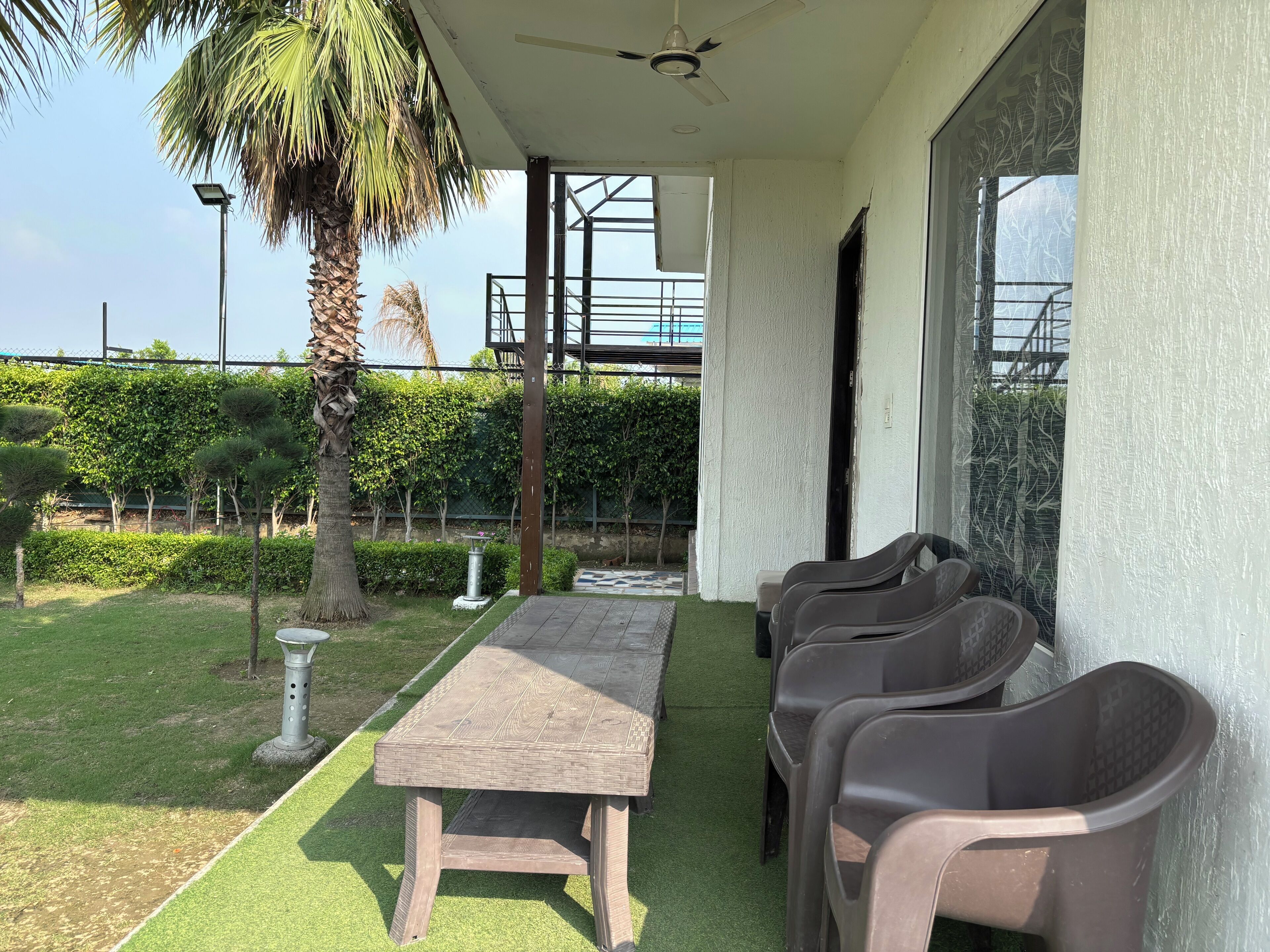 Área de estar no saguão