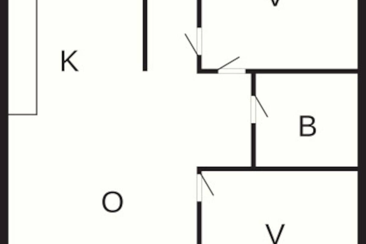 Casa Elite, 2 quartos | Planta do andar