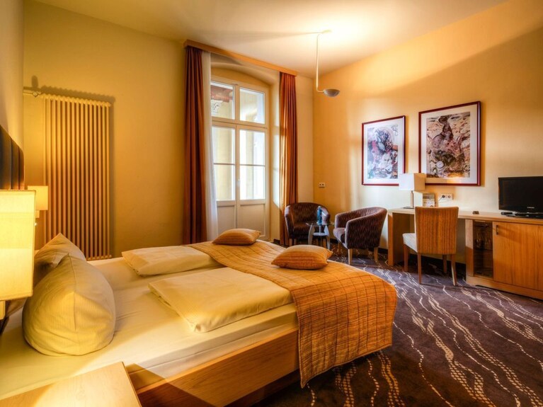 Elbe View Room - For 2 Persons - Parkhotel Bad Schandau - Bad Schandau