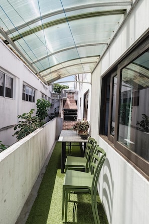 Apartamento, 4 quartos, varanda, Vista para a cidade | Varanda