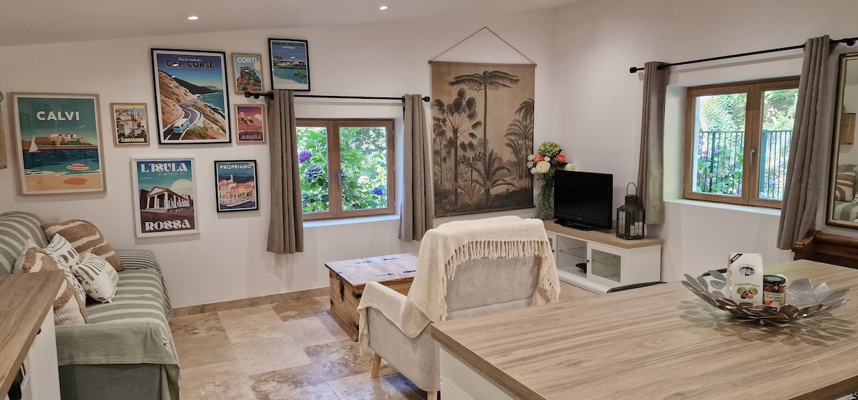 At Stalla In The Mountains Near A Stream - Corsica