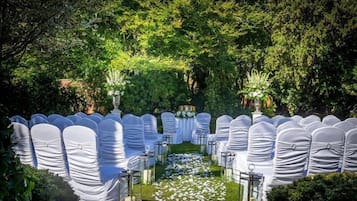 Espaço exterior para banquetes