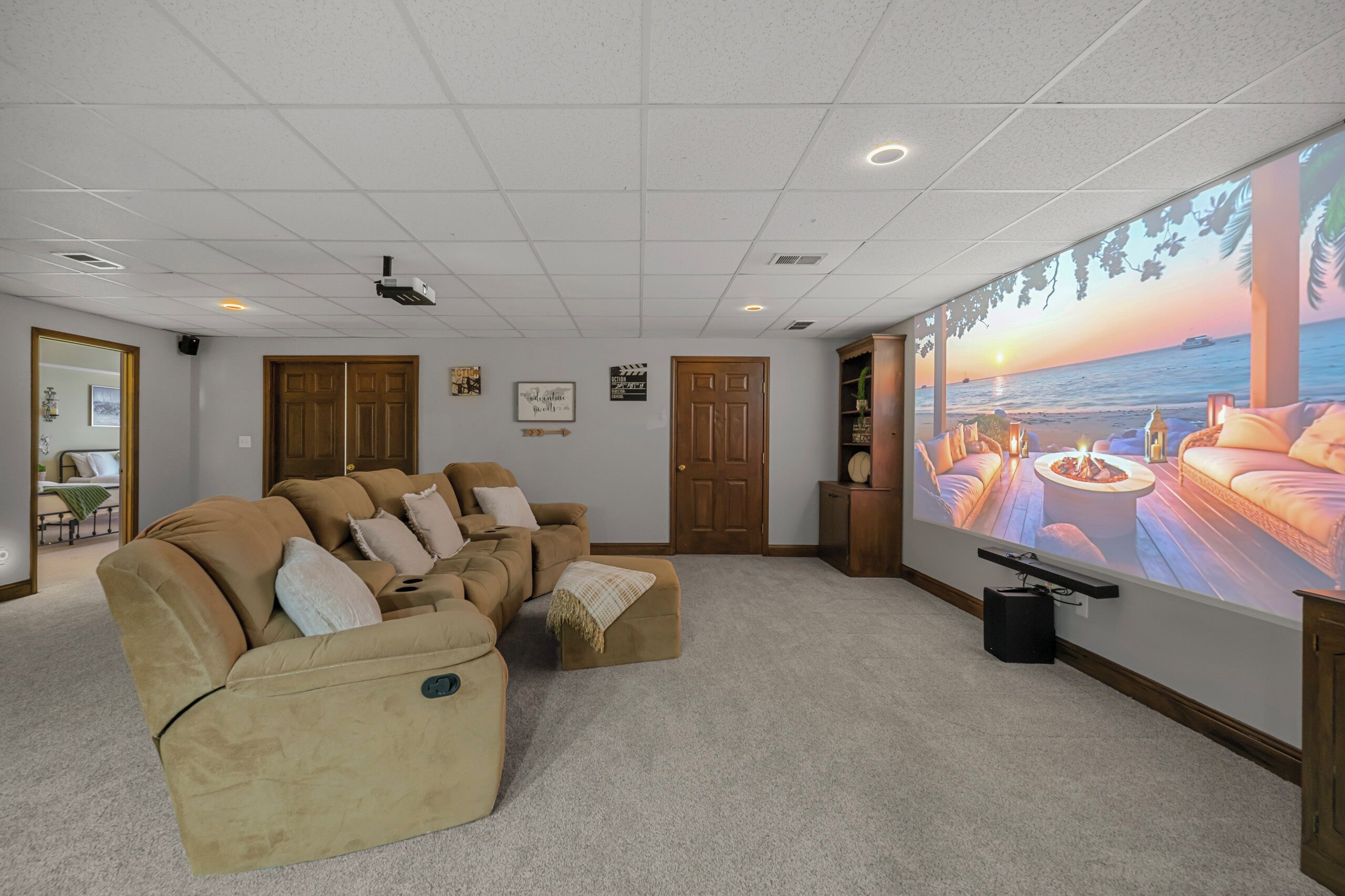 Luxury Family Retreat W/ Theater, Game Room, Playroom, Fire Pit  & Fenced Yard - Suwanee, GA