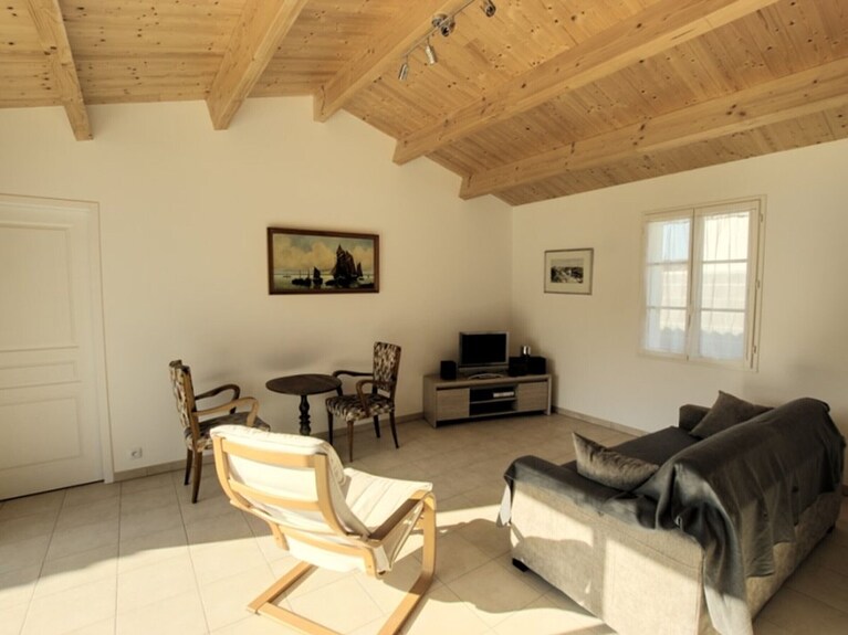Maison Plain-pied Avec Jardin Pour 6 Personnes, Proche Plage - La Couarde-sur-Mer