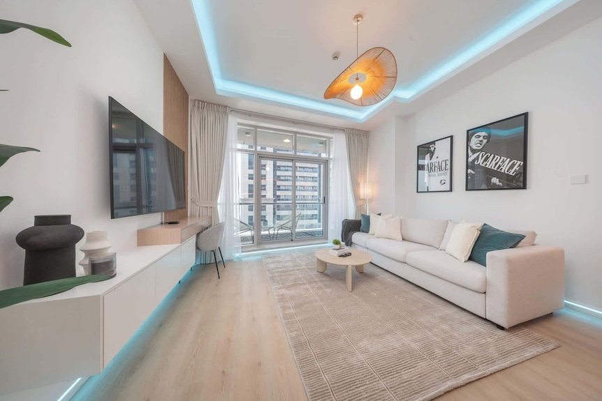 Stayshort - Dubai Marina Apartment Sleeps 4 With Balcony - Dubai Marina