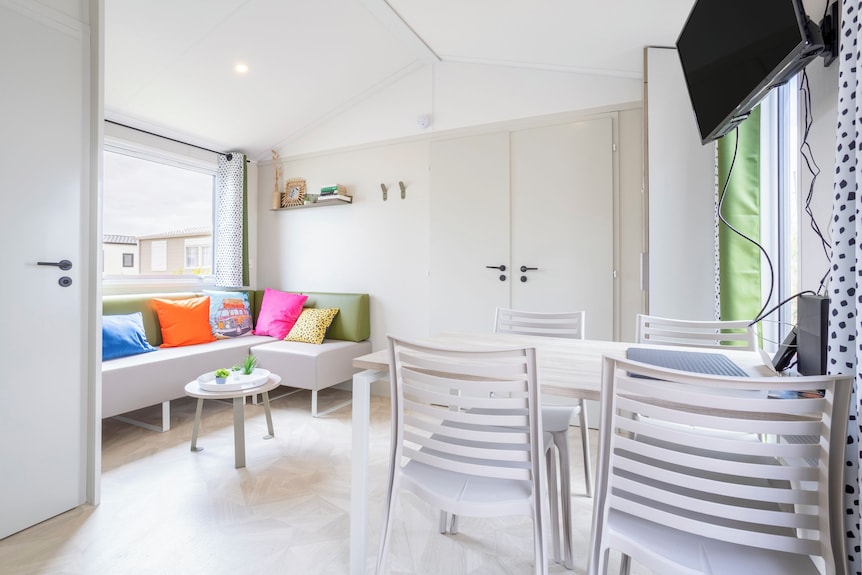 Chalet-mobilhome Au Guilvinec - 100m Plage' Avec Terrasse Privée, Jardin Privé Et Wi-fi - Finistère