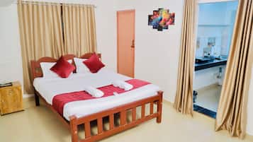 1BHK Cottage AC | Secretária, secretária adequada para computadores portáteis