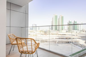 Apartamento, 1 quarto, sacada, vista para a cidade | Sacada