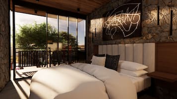 Cofre no quarto, cortinas/cortinados opacos, ferro/tábua de engomar