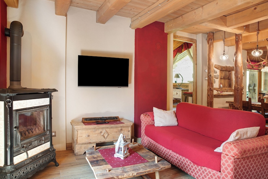 Chalet 'Appartamento' Con Vistas A Las Montañas, Jardín Privado Y Balcón - Lombardía